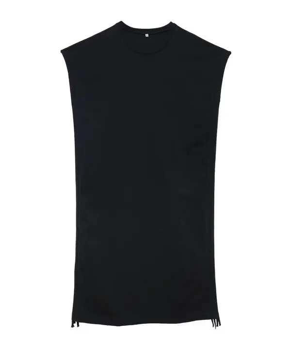 BASERANGE Stele Tank Dress With Drawstring Detail - Black