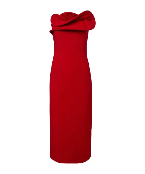 Magda Butrym Wool-blend Bustier Dress