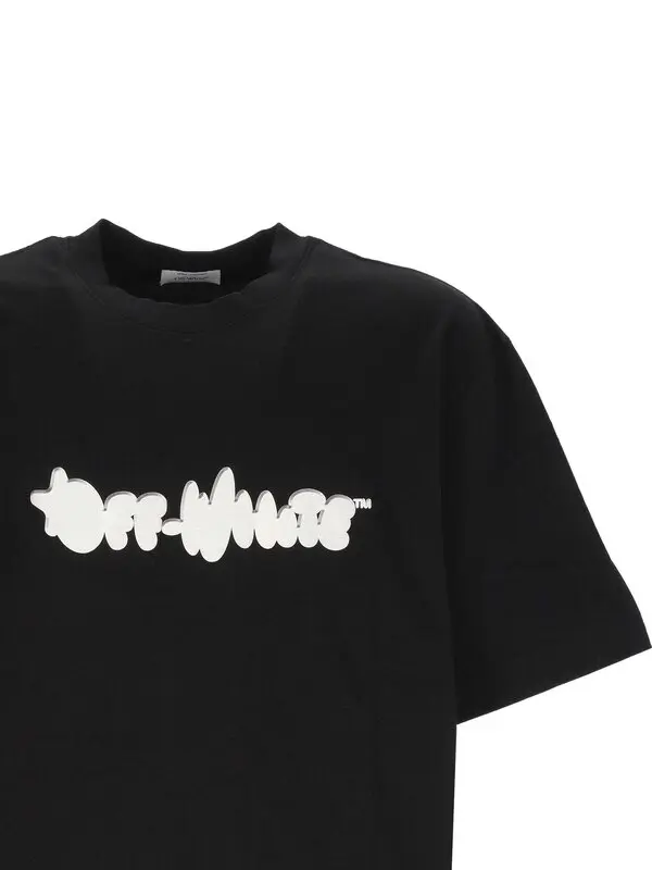 Off-White Logo Printed Crewneck T-shirt