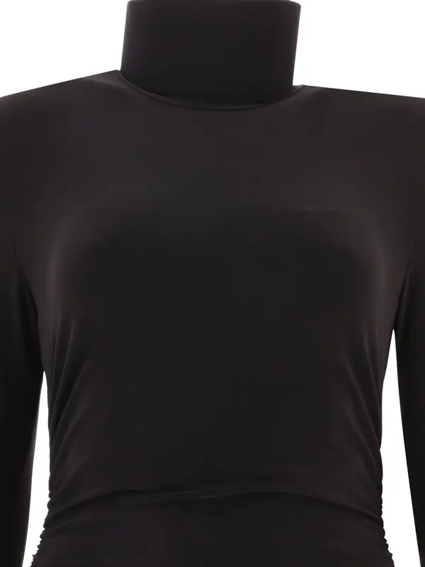 Norma Kamali High-necked Pickleball Dress