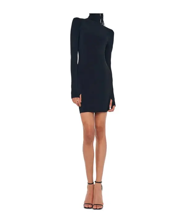Norma Kamali High-necked Pickleball Dress