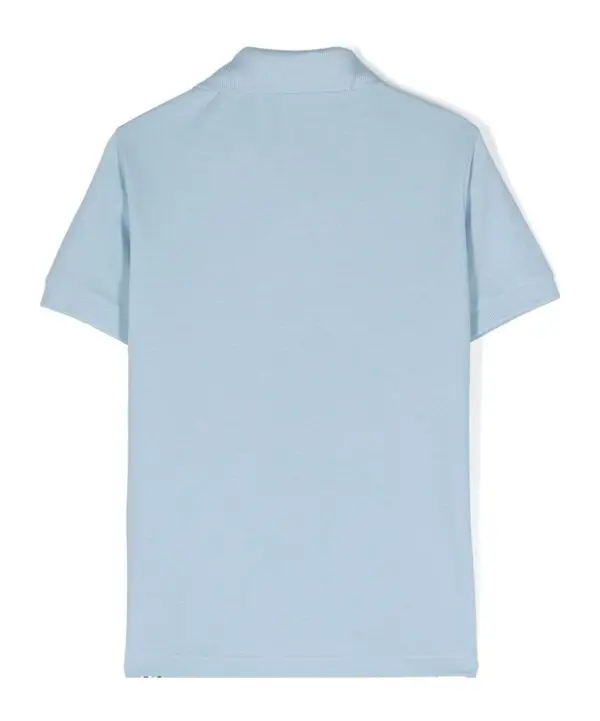 Stone Island Cotton Polo Shirt With Compass Motif
