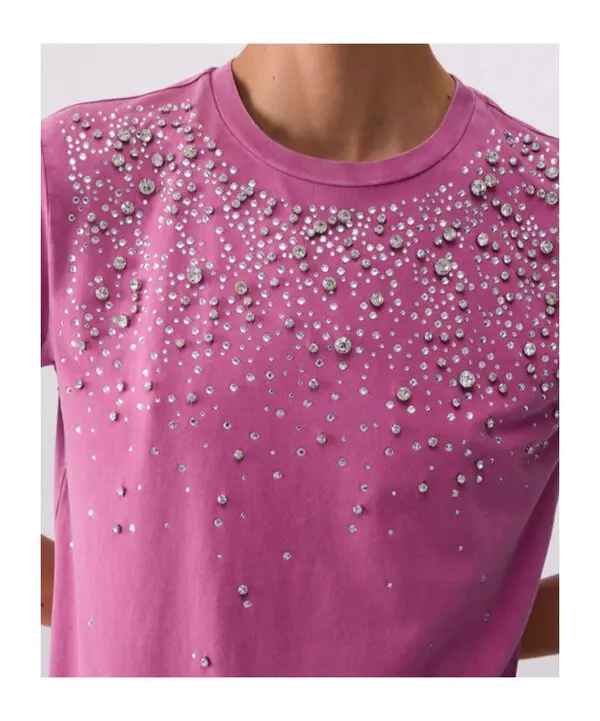 Liu Jo Embellished Round-neck T-shirt
