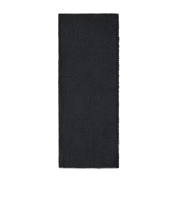 Armani Exchange Logo Jacquard Scarf