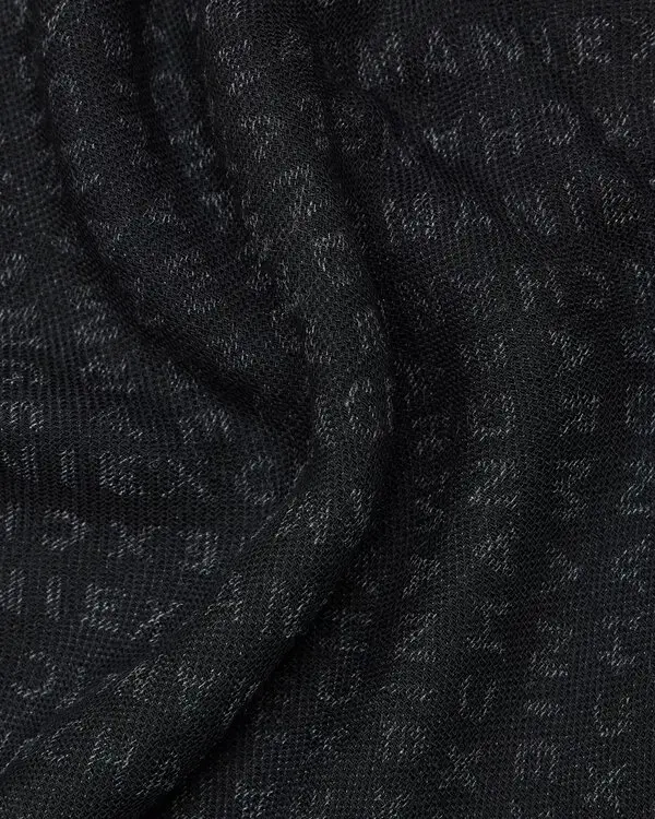 Armani Exchange Logo Jacquard Scarf