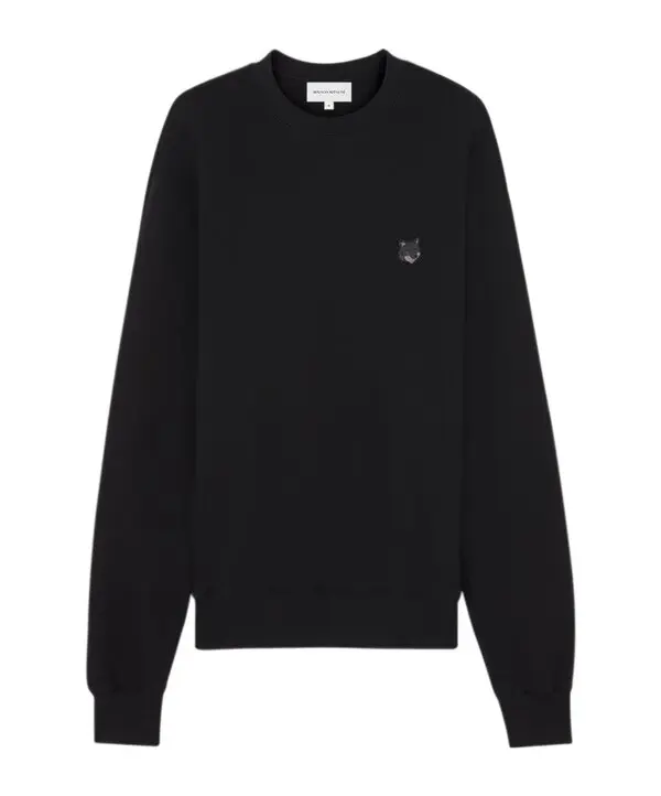 Maison Kitsuné Fox Head Patch Crewneck Sweatshirt