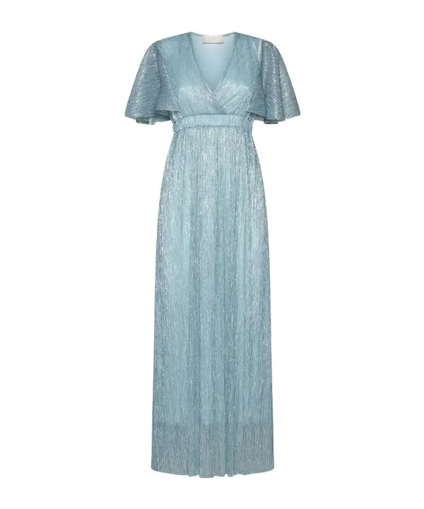 KAOS Shimmer Maxi Dress - Blue