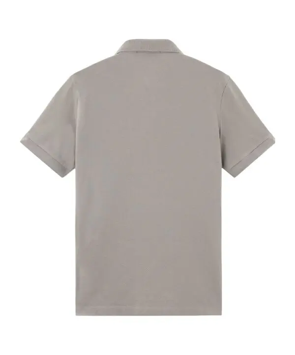 Stone Island Slim-fit Short-sleeve Polo Shirt With Compass Patch