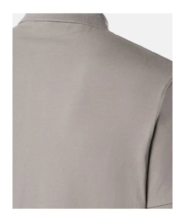 Stone Island Slim-fit Short-sleeve Polo Shirt With Compass Patch