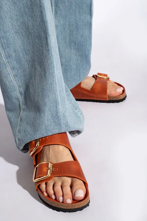 BIRKENSTOCK Arizona Big Buckle Sandals - Brown