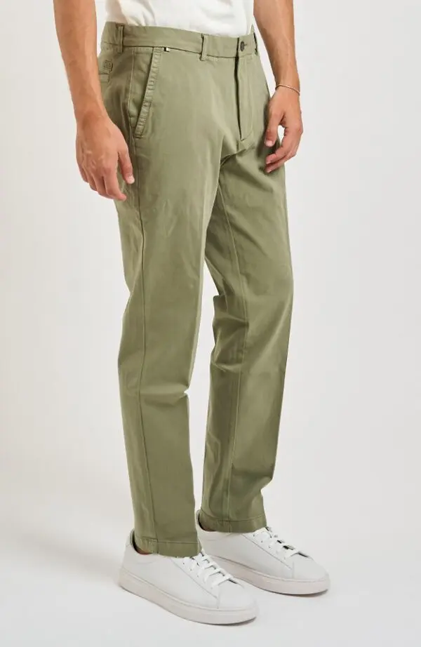 Hugo Boss Slim-fit Trousers In Stretch-cotton Gabardine