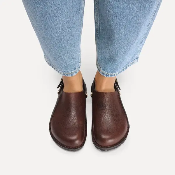 BIRKENSTOCK Lutry Buckle-strap Mules