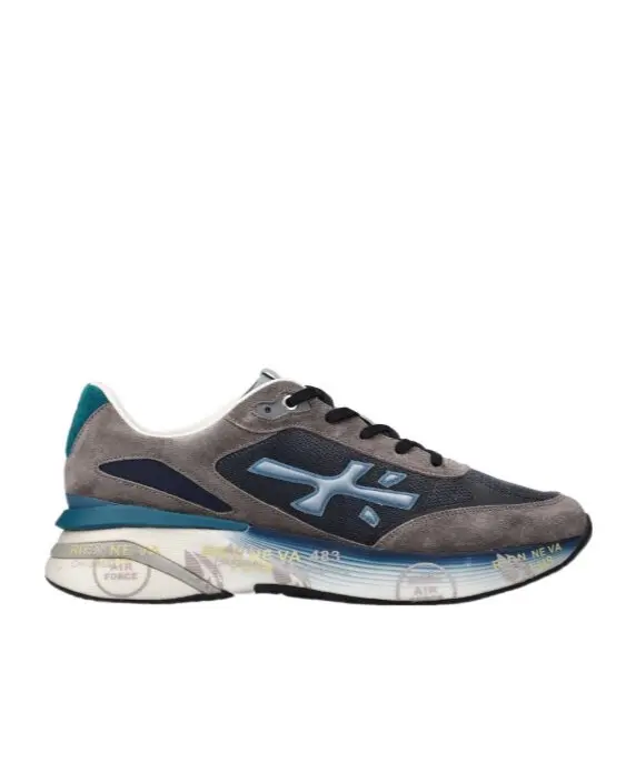 Premiata Logo Heel Trainers