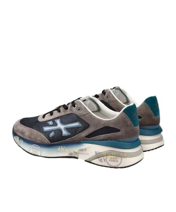 Premiata Logo Heel Trainers