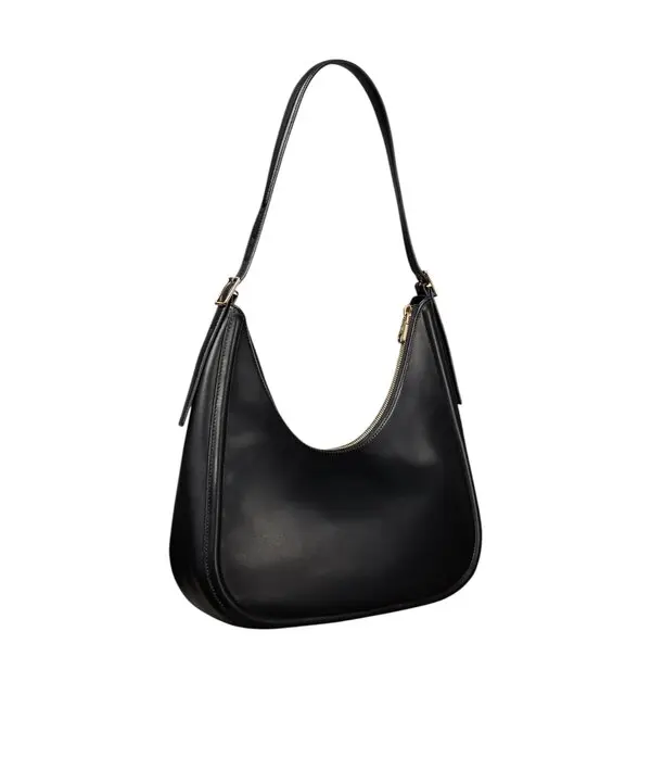 Calvin Klein Soft Touch Crescent Logo Hobo Bag