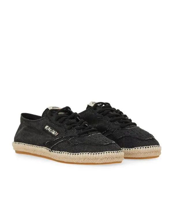 AUTRY Low Top Flat Lace Up Espadrille Sneakers