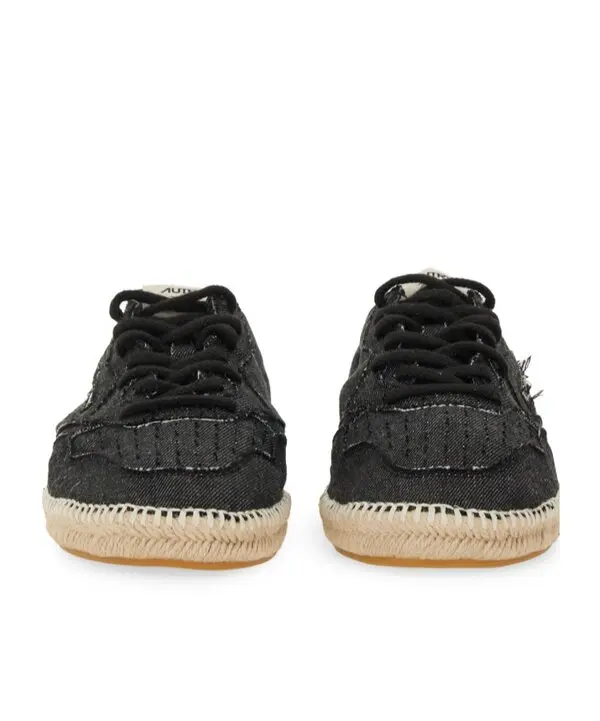 AUTRY Low Top Flat Lace Up Espadrille Sneakers