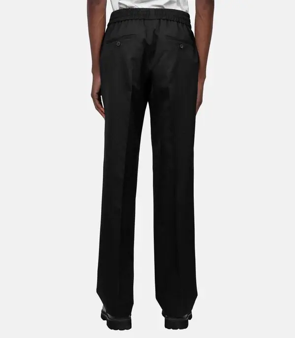 Drole De Monsieur Elastic Waist Pants - Black