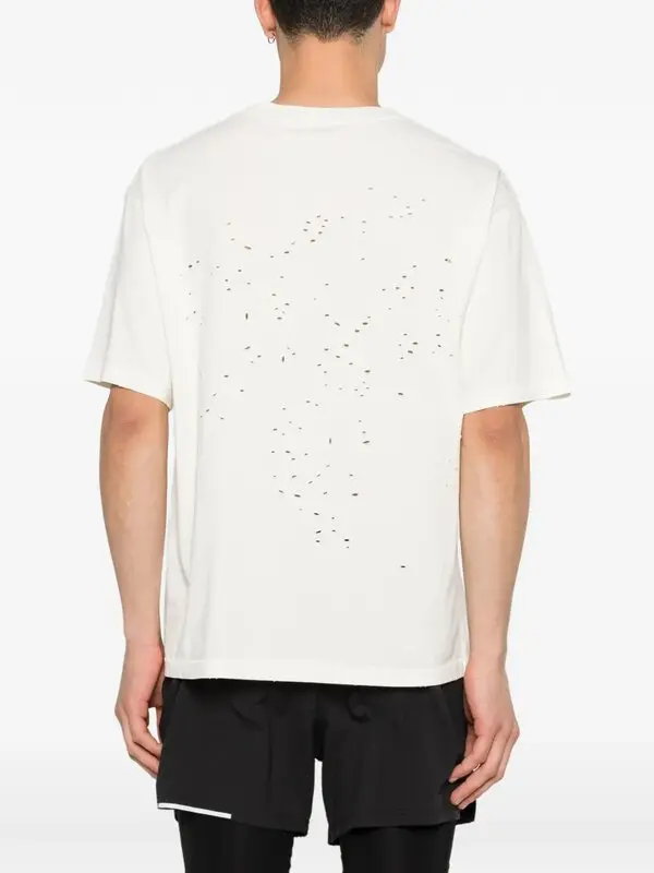 Satisfy Mothtech Distressed T-shirt - White