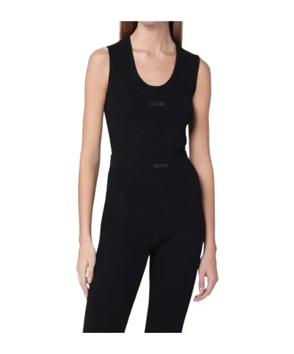 Fear Of God Ribbed Logo Patch Top