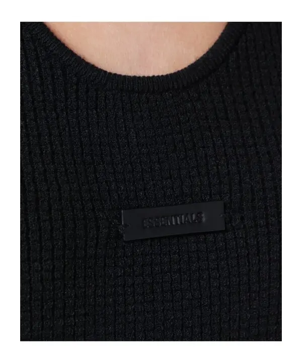 Fear Of God Ribbed Logo Patch Top