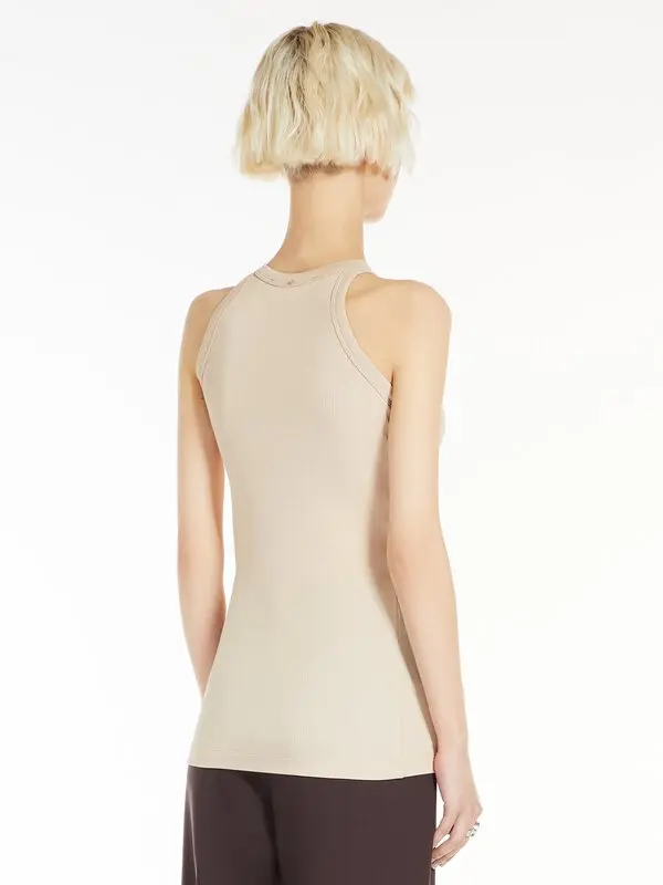 Sportmax Ribbed Sleeveless Top