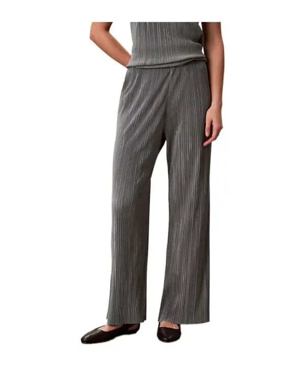 Calvin Klein Crinkled Wide-leg Pants