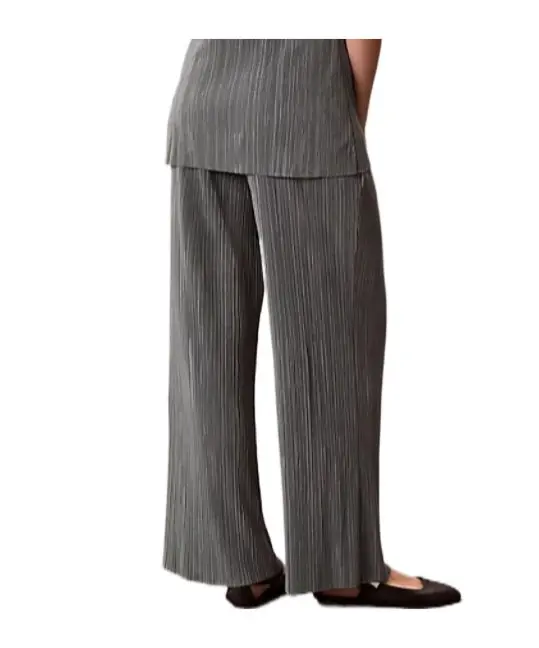 Calvin Klein Crinkled Wide-leg Pants