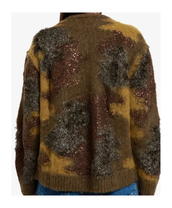 SEMICOUTURE Crew Neck Long Sleeve Sweater