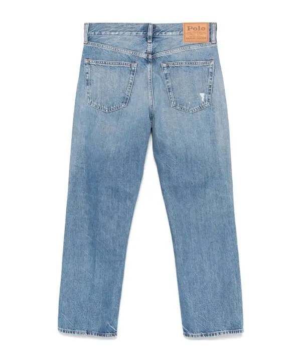 Polo Ralph Lauren Cropped Jeans With Logo Patch