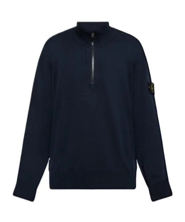 Stone Island Compass Patch Knitted Jumper
