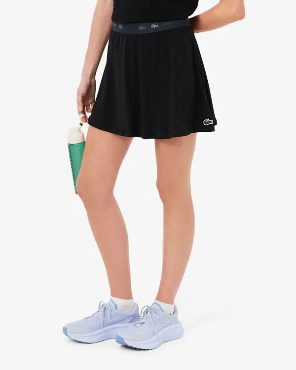Lacoste Elastic Waist Midi Skirt