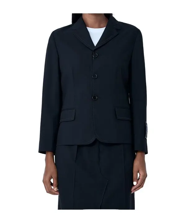 Marni Single-breasted Tailored Wool Blazer
