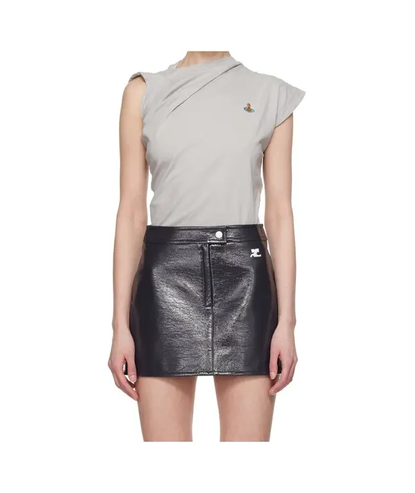 VIVIENNE WESTWOOD Hebo T-shirt With Orb Logo Embroidery