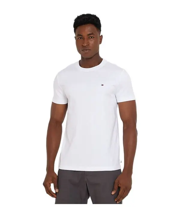 Tommy Hilfiger Logo-embroidered T-shirt - White