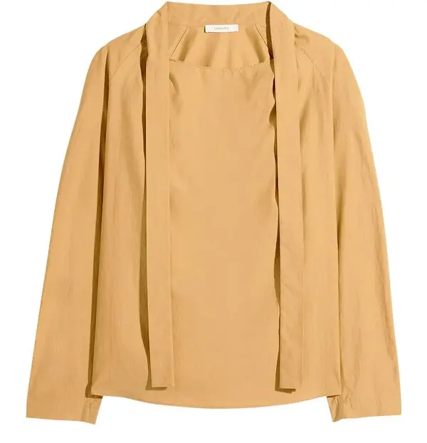 LEMAIRE Ascot Long-sleeved Blouse