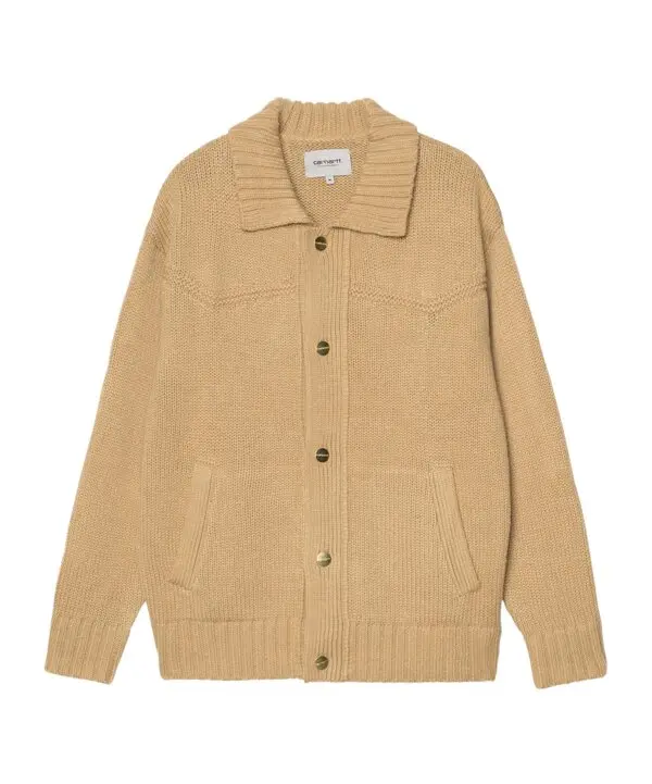 Carhartt Work In Progress Santa Fe Cardigan - Nude