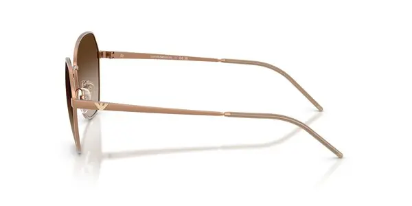 Emporio Armani Geometric Frame Sunglasses