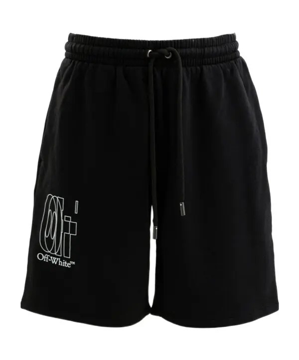 Off-White Logo-print Drawstring Shorts