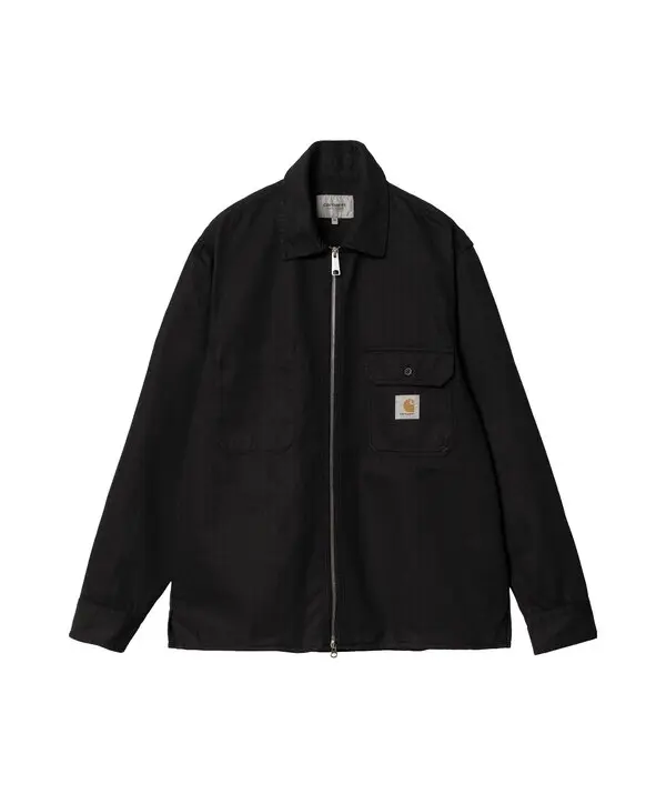 Carhartt Work In Progress Rainer Herringbone Shirt Jacket - Black