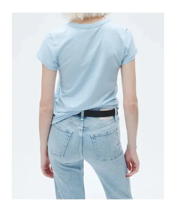 Rag & Bone Slim Crewneck T-shirt - Raindrop