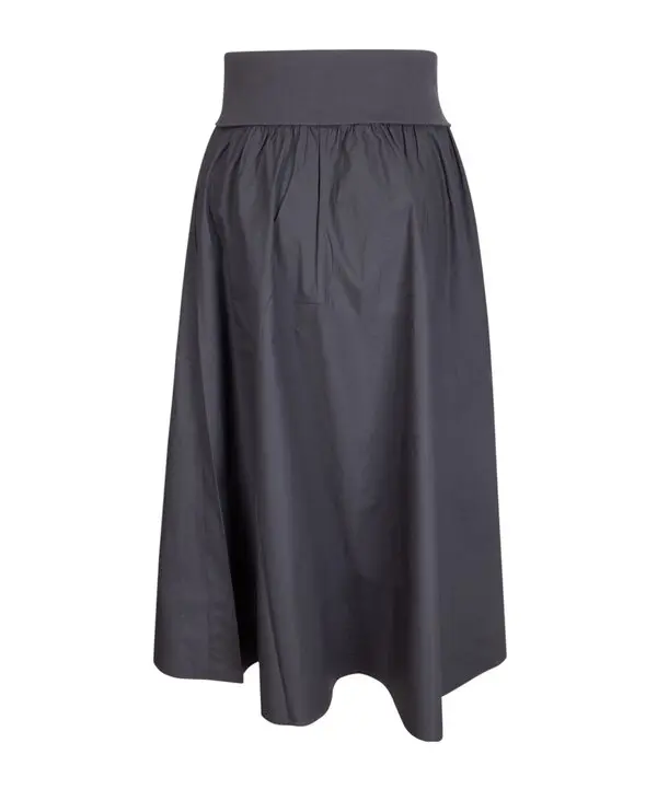 SAMSOE SAMSOE Elastic Waist Midi Skirt