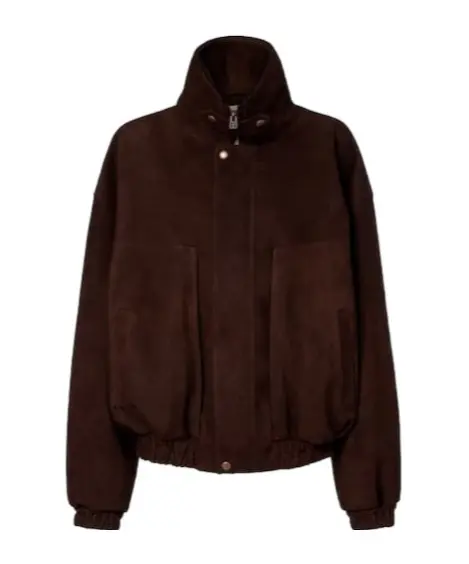 Magda Butrym Long-sleeved Leather Jacket