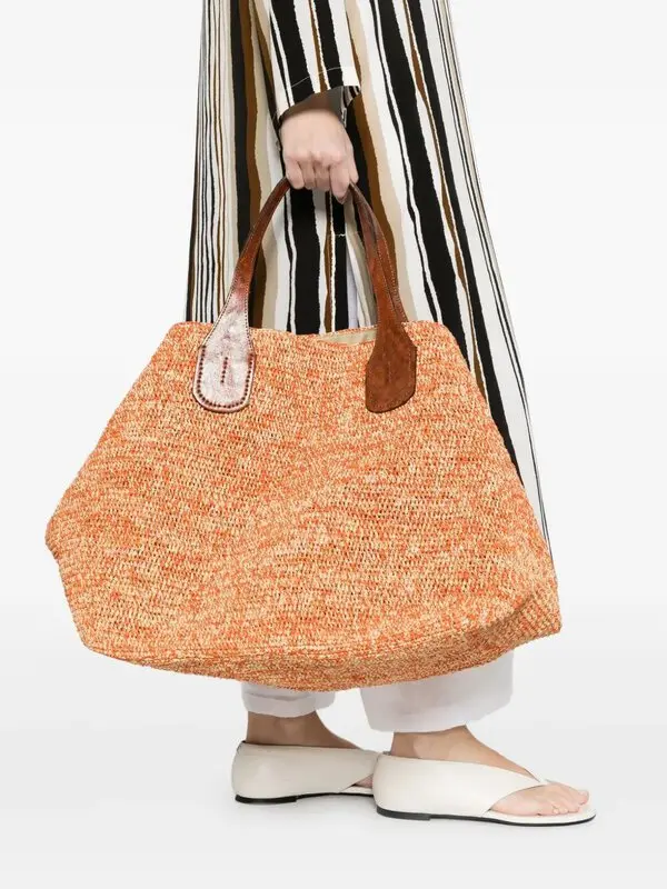 IBELIV Rio Woven Tote Bag With Magnetic Buckle