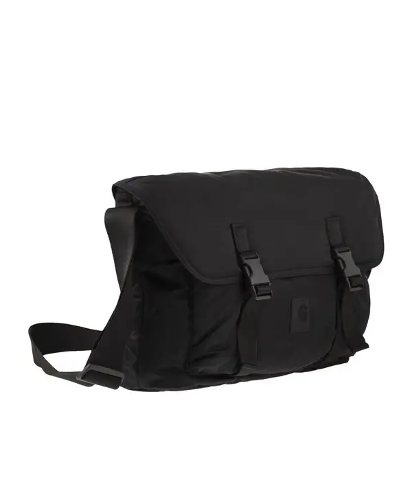 Carhartt Wip Logo Patch Buckle-detailed Padded Messenger Bag