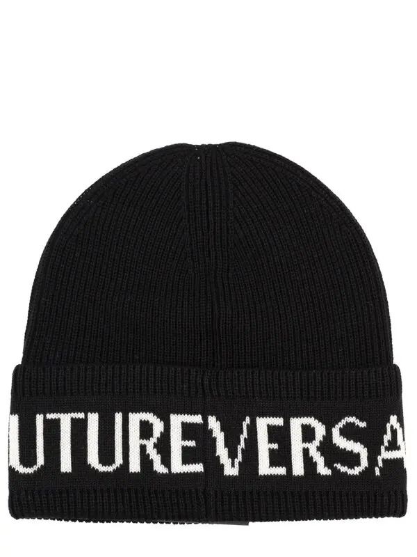 Versace Logo Beanie Hat