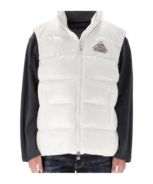 Pyrenex Down Vest With Stand Collar And Zip Closure