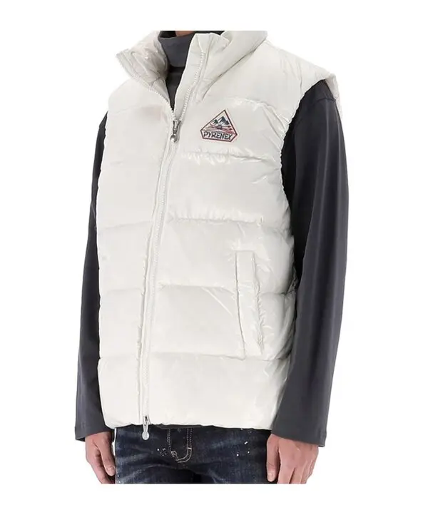 Pyrenex Down Vest With Stand Collar And Zip Closure