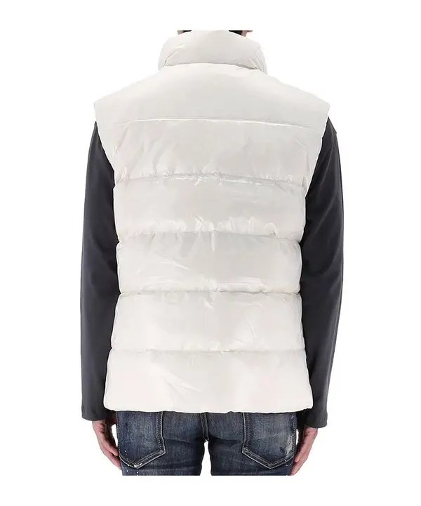 Pyrenex Down Vest With Stand Collar And Zip Closure