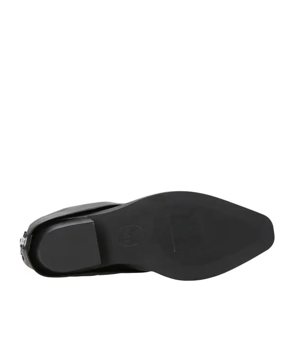 Ash Round Toe Gathered Detail Boots